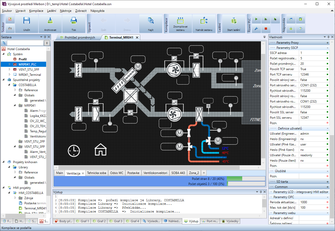 Web Access to mark and wall PLC values | Domat Control System Web Access to mark and wall PLC values | Domat Control System