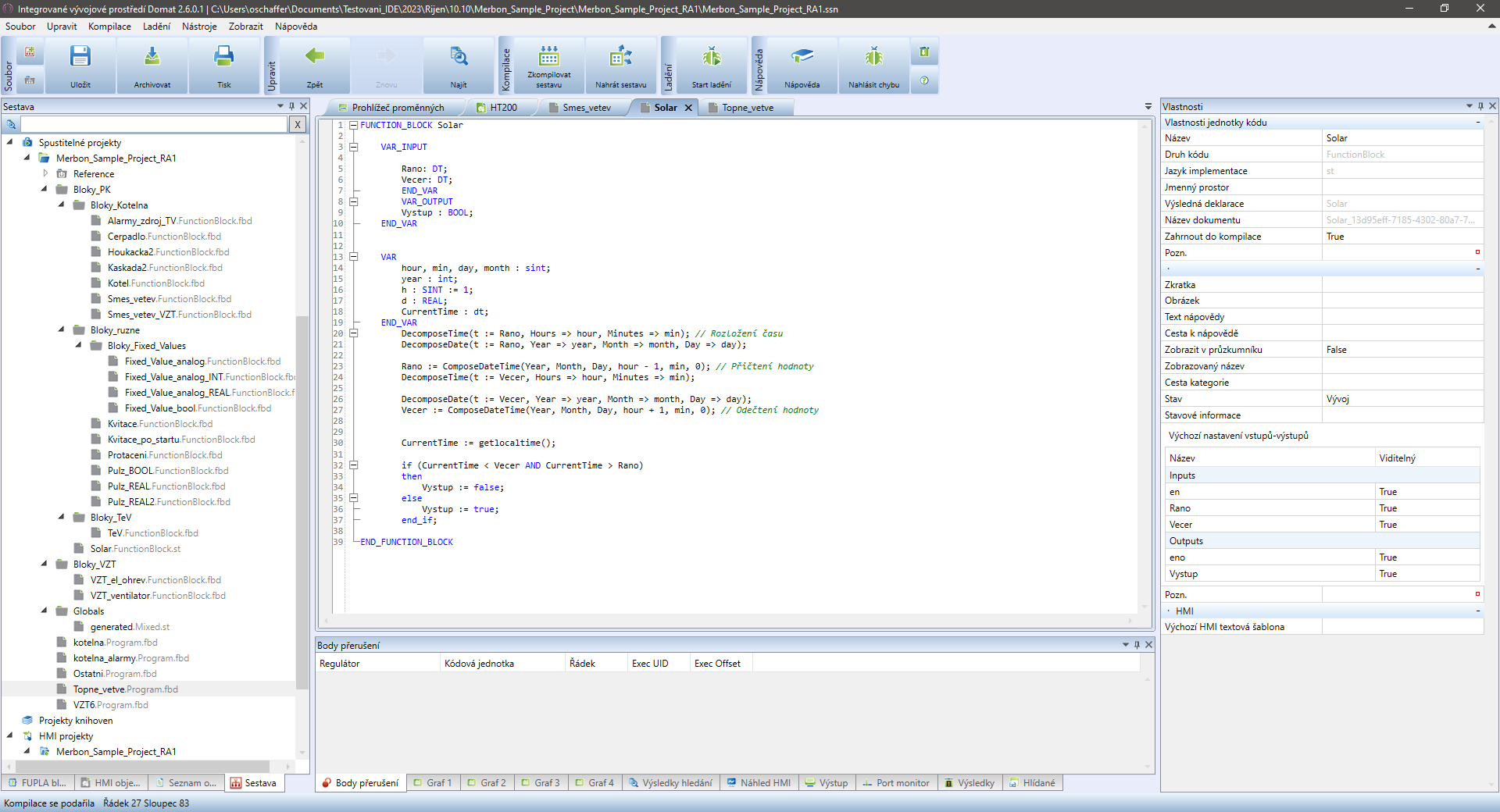 Domat IDE | Domat Control System