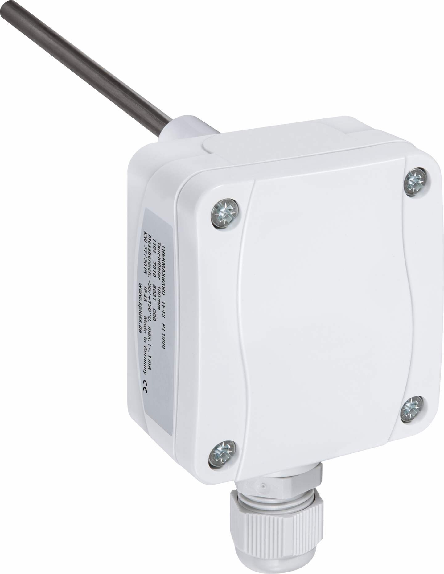TF65 Pt100 100mm | Domat Control System