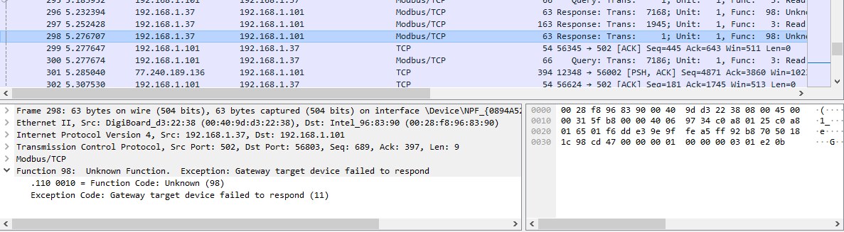 Domat Modbus driver and its optimization | Domat Control System